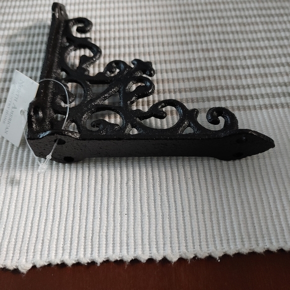 Storage & Organization | New Rustic Cast Iron Shelf Brackets Set 2 ...